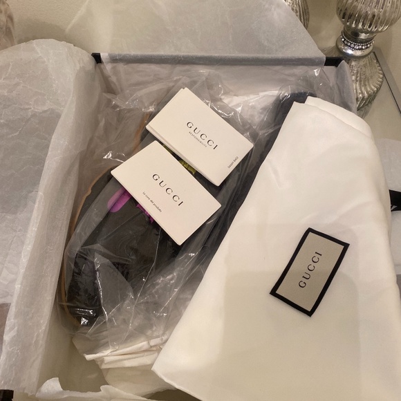 Gucci | Shoes | Gucci Rhyton Rainbow Logo Leather Shoes | Poshmark